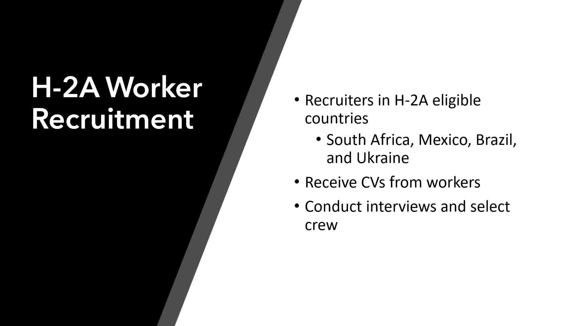 H-2A Temporary Agricultural Program